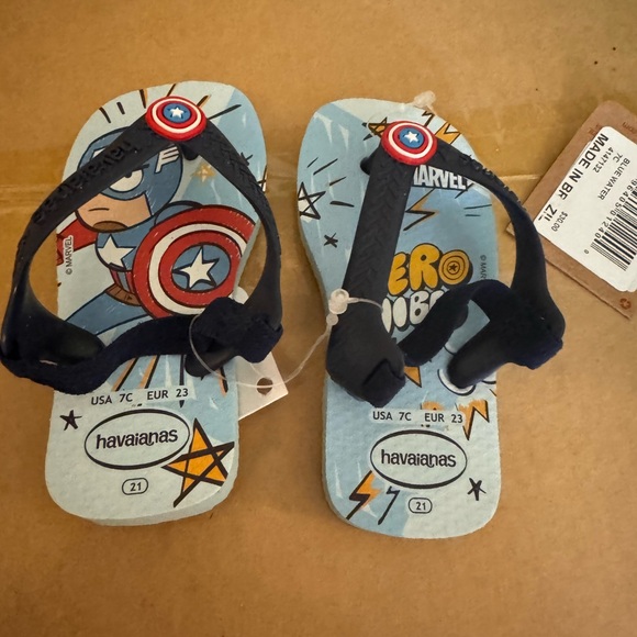 Havaianas | Shoes | Havaianas Captain America Toddler Slippers | Poshmark